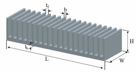 Optimal Design of Plate-Fin Heat Sink under Natural Convection Using a ...