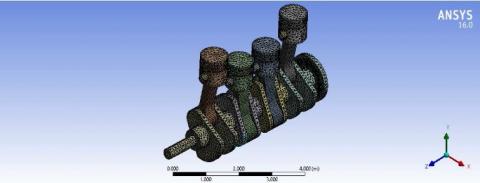 Finite Element Analysis of Crankshaft Stress and Vibration in Internal ...
